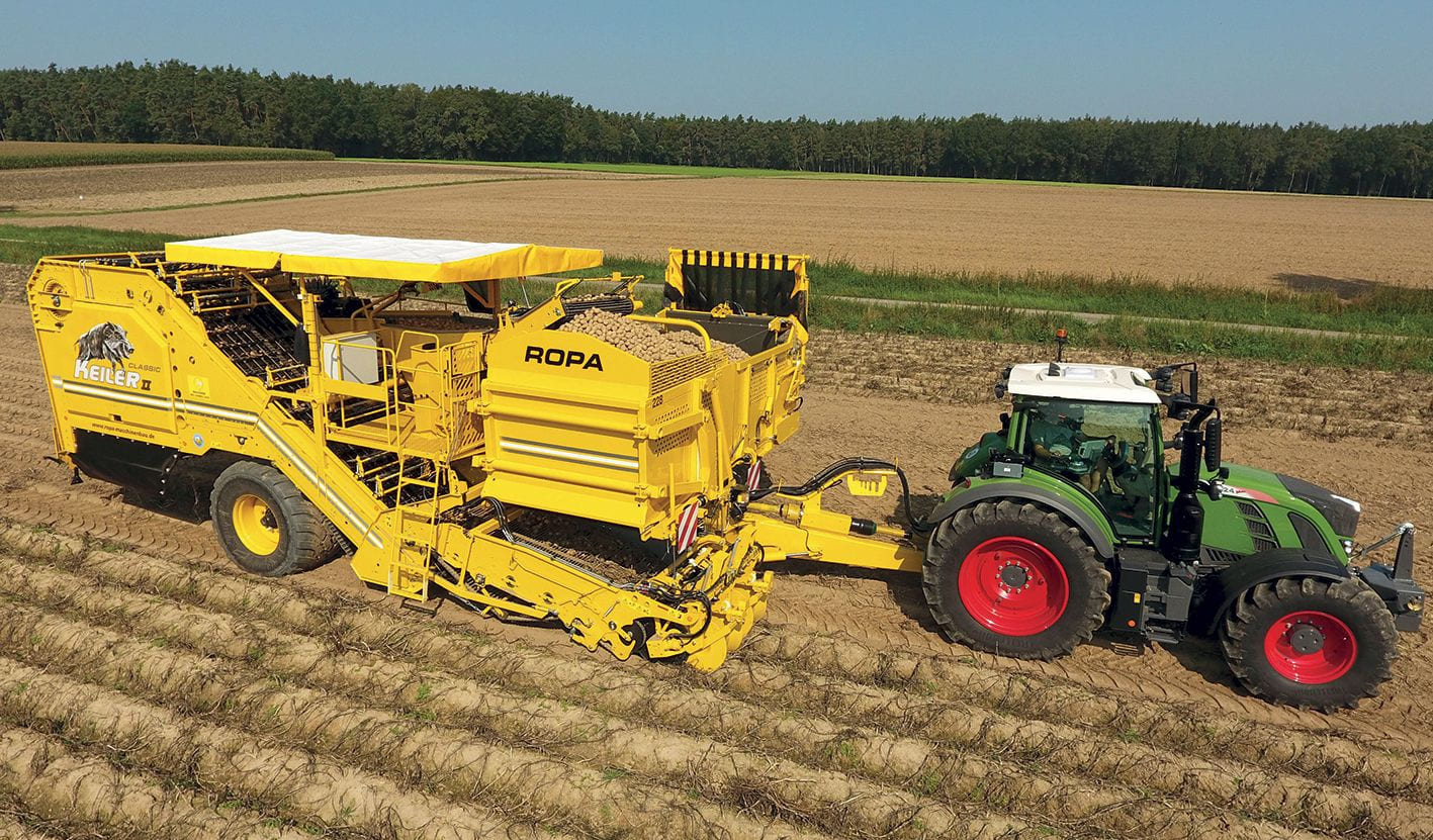 Les arracheuses de Ropa et Grimme à Potato Europe