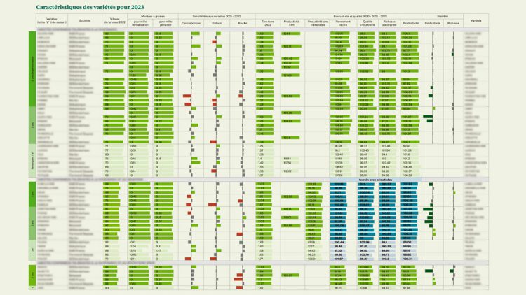Choisir ses variétés de betteraves pour 2023 - Le Betteravier français